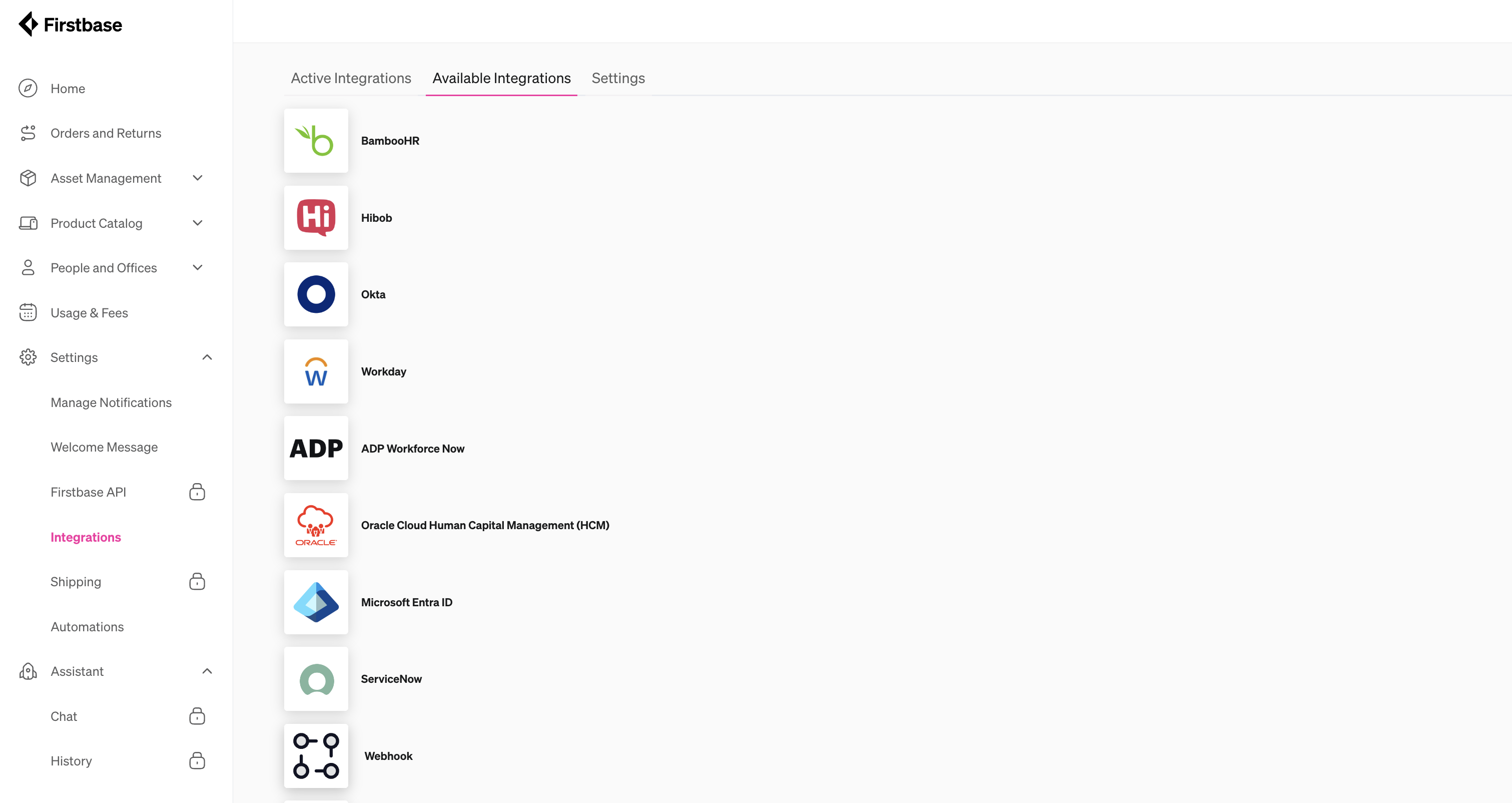 Webhook - Setting up your Webhook Integration – Firstbase